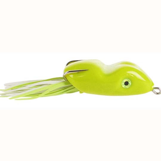 Scum Frog 5/16oz -Chartreuse-Chart/White – Danny King Bait